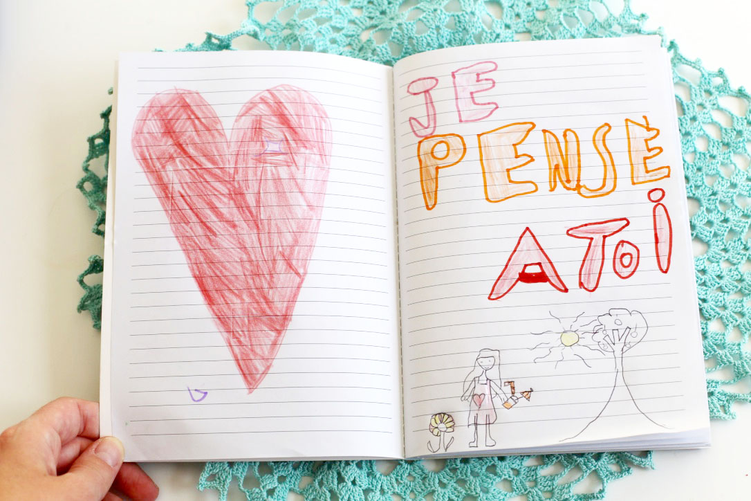 Un cahier de souvenirs pour dire "au revoir"