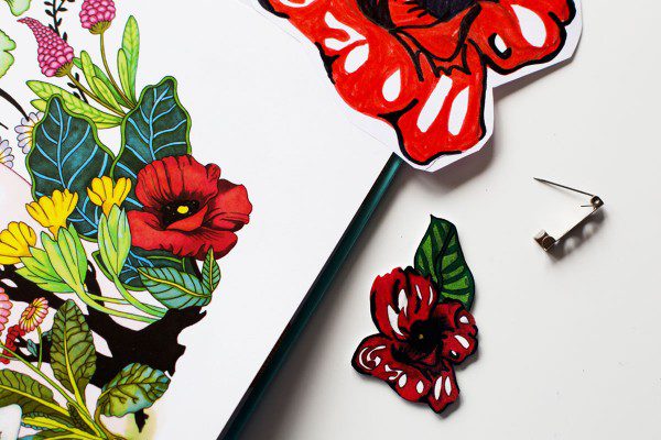 Super Happy Youpi Time : une broche façon Houdart